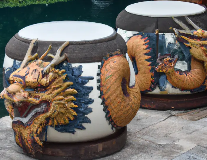 The Dragon Garden Stool Stands Out - Standout Furniture