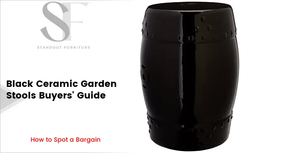 Black Ceramic Garden Stool [ 2025 Buyers Guide]