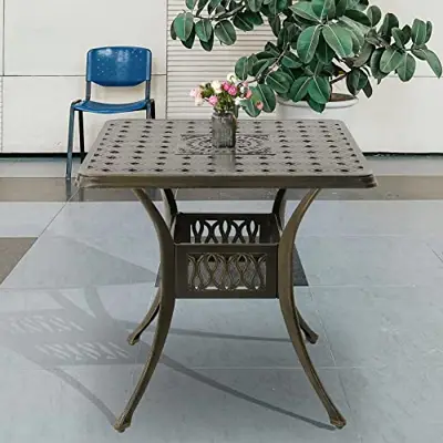 Buyers Guide: Cast Aluminum Bistro Table – Prices and more