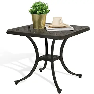 Cast Aluminum Side Table – Buyers Guide | Saving Cash!