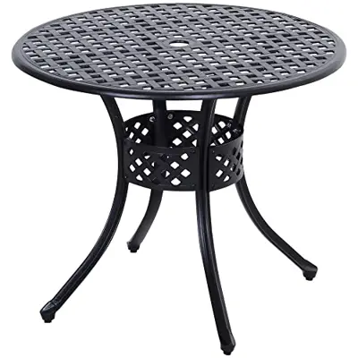 Round Cast Aluminum Outdoor Dining Table Buyer’s Guide