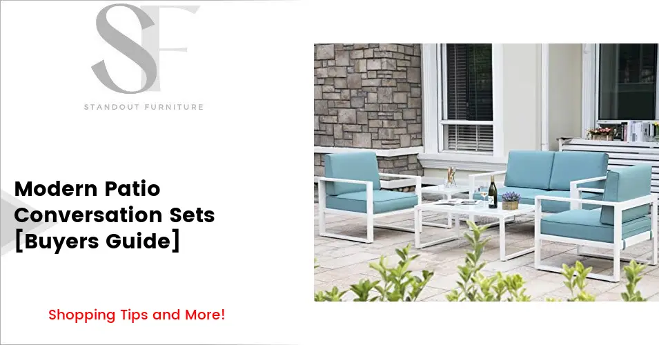 Buyer's Guide: Modern Patio Conversation Sets