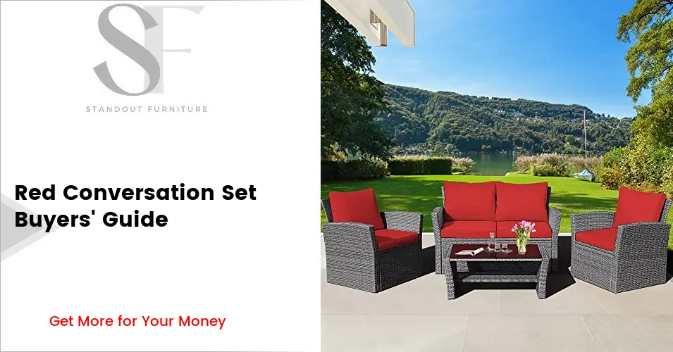 Red Conversation Set Buyers Guide | Overview of 2024 Prices
